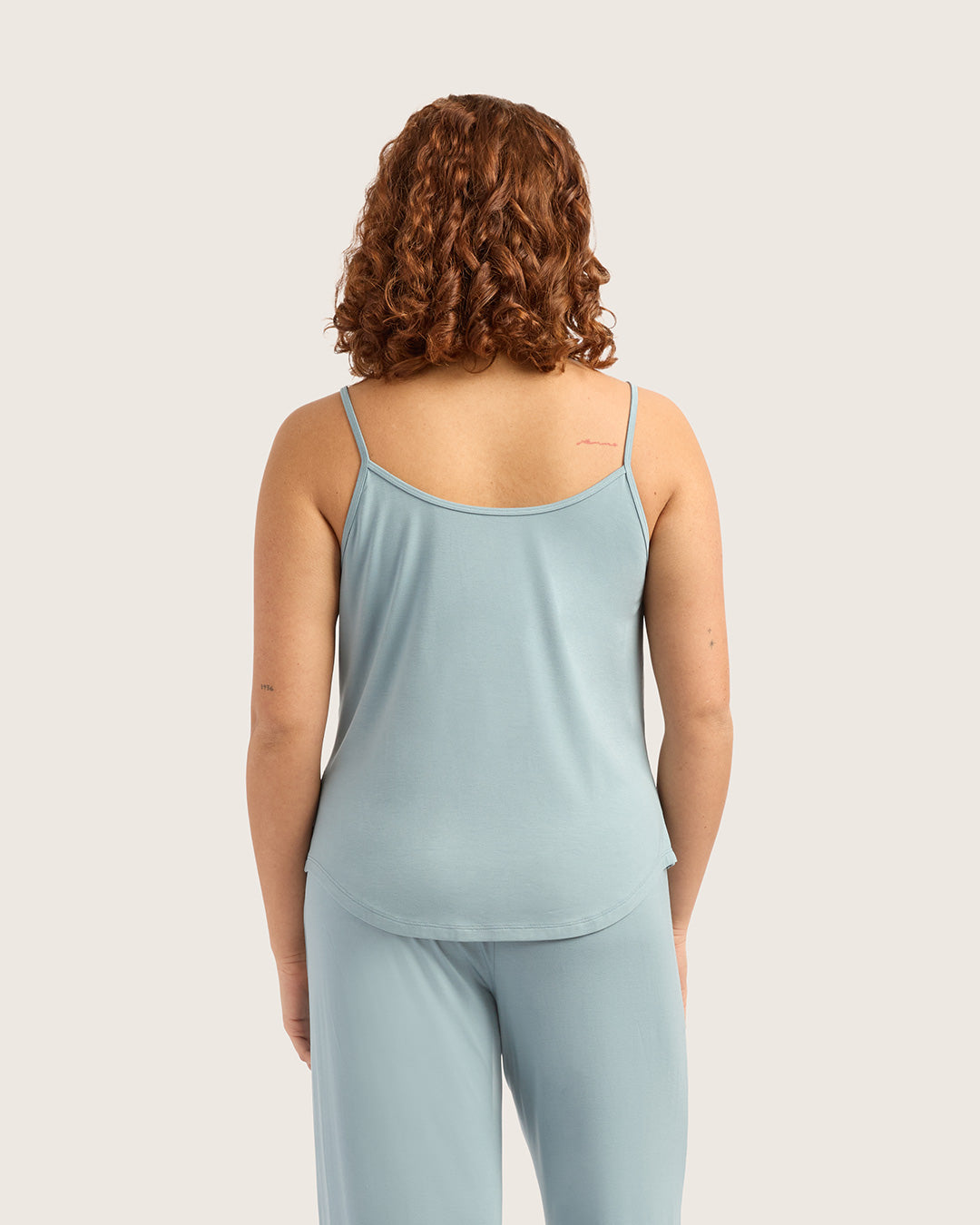 Bamboo Women's Sleep Cami in Mineral Blue – Boody NZ