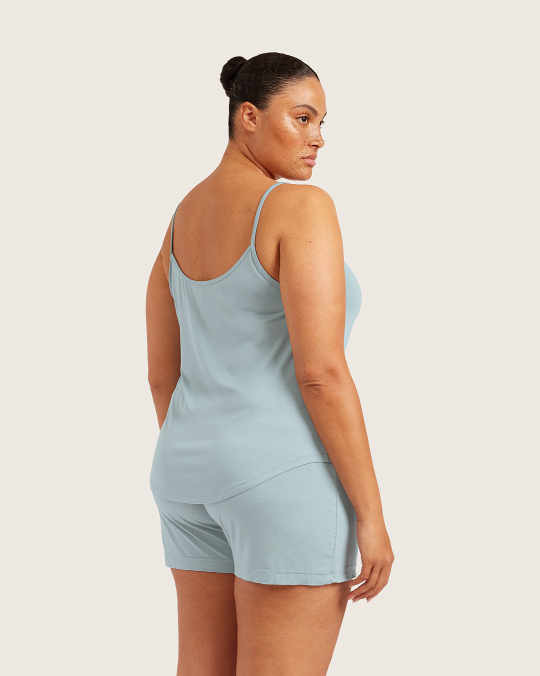 Bamboo Women's Sleep Cami in Mineral Blue – Boody NZ